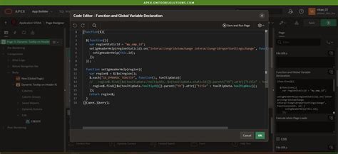 improve user experience with dynamic column tooltips in oracle apex