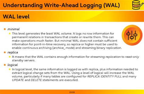 Understanding Postgresql Write Ahead Logging Wal