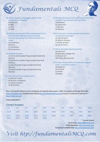 Computer Systems Mcq PDF Operating Systems Computer Software And Applications