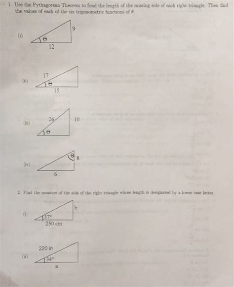 Solved Use The Pythagorean Theorem To Find The Length Of The Chegg Com