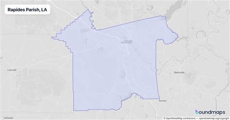 Rapides Parish La Kml Boundary File Download Free