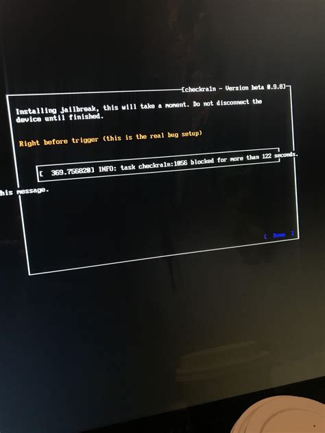 Keep Getting This Error While Trying To Jailbreak My 5s On 12 4 5 Any