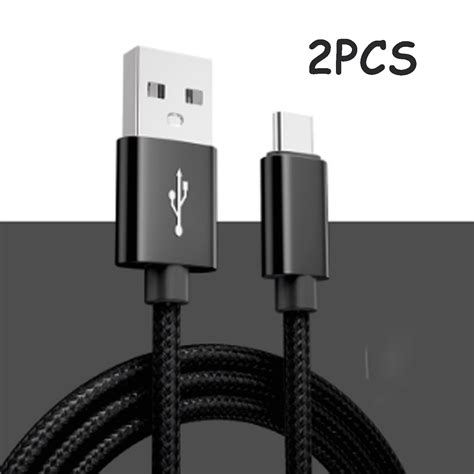 Gjx 2pcs Usb Cablesupports Data Transfer Micro Usb Cablecharging And