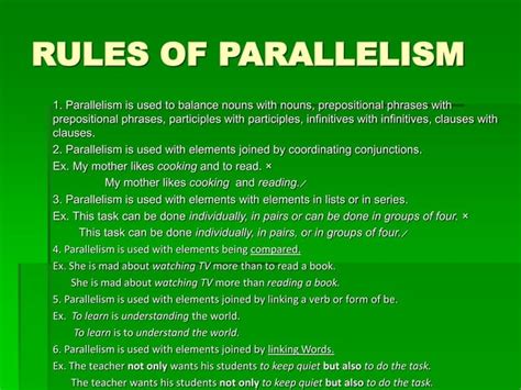 Parallelism Ppt