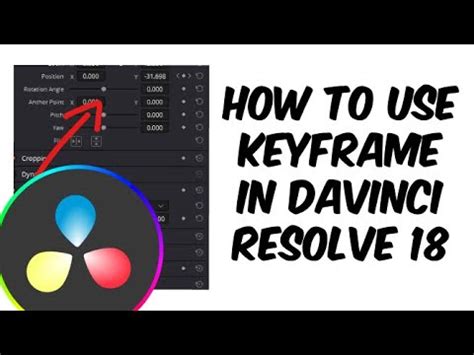 How To Use Keyframe In Davinci Resolve 18 - YouTube