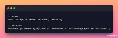About HTML Web Storage API A Thread Thread From Mrunay Uttarwar MrunayU Rattibha