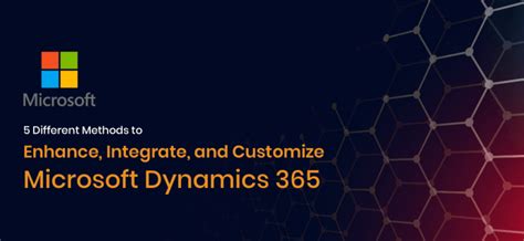 Ways To Integrate Extend Or Customize Dynamics