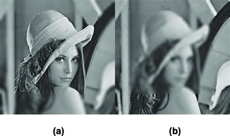 Lena Image Set With Artificial Defocus Blur A Lena With Defocus Blur Download Scientific