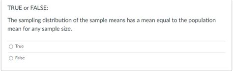 solved true or false if the population is normally