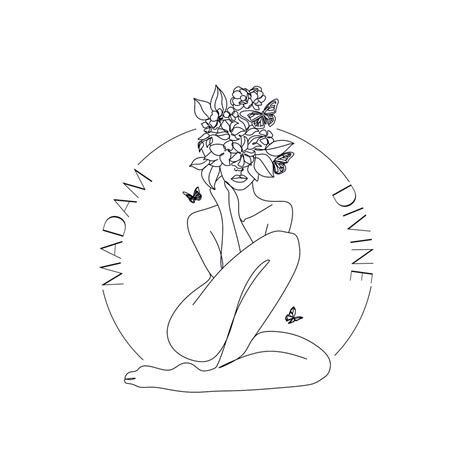 Logo Design Custom Nude Woman Logo Boutique Logo Design Etsy