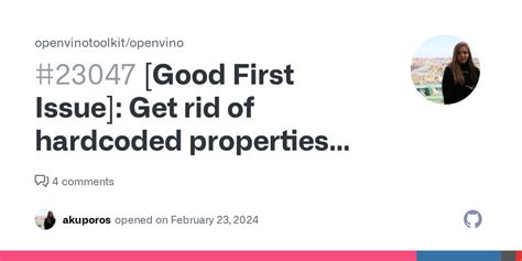 [good first issue] get rid of hardcoded properties name such as