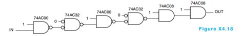 solved estimate the minimum propagation delay from in to out for