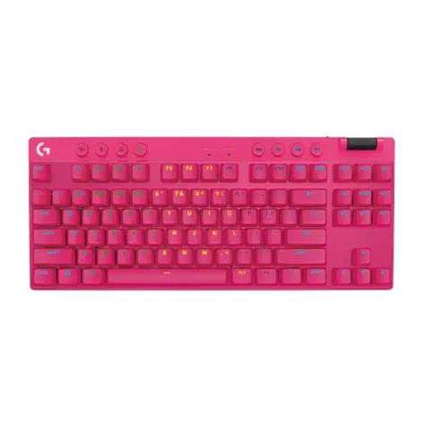Logitech G Pro X Lightspeed Kablosuz Tactile İngilizce Q Magenta Oyuncu