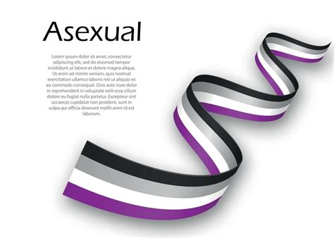 Waving Ribbon Or Banner With Asexual Pride Flag 21807024 Vector Art At