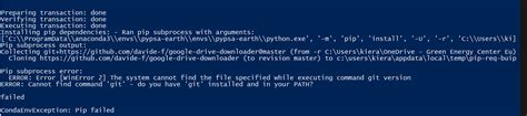Installing Issue Condaenvexception · Pypsa Meets Earth Pypsa Earth