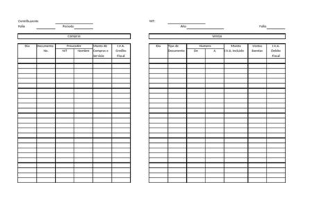 Informe De Compras Y Ventas Iva Pdf