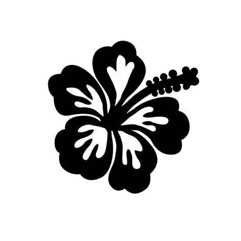 Hibiscus Flower Decal Floral Decal Car Window Decal Custom Decal