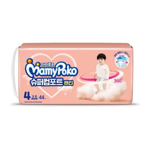 Lg생활건강 마미포코 슈퍼컴포트 팬티기저귀 대형 4단계남아 44p 홈플러스