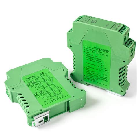 dc signal isolation voltage to current signal conditioner transducer