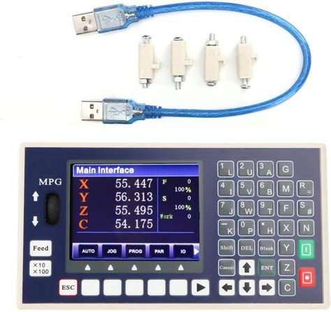 Axis CNC Controller TC H USB G Code And M Code Spindle Control Panel MPG Stand Alone Lathe
