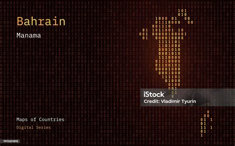 bahrain map shown in binary code pattern tsmc blue matrix numbers zero