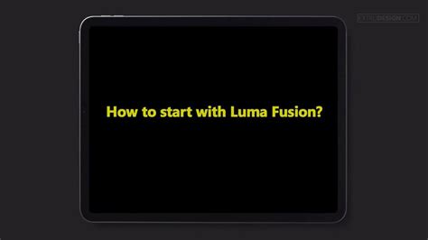 How to start with LumaFusion? Beginners Tutorials