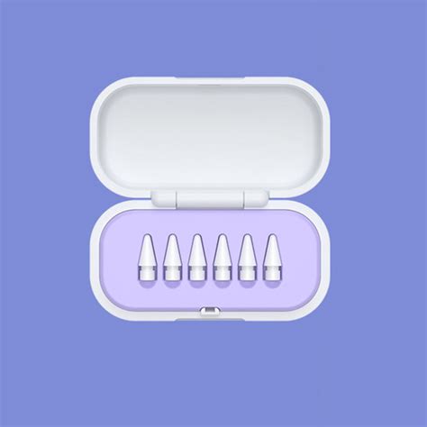 Сменный наконечник для Apple pencil, с коробкой для хранения, 6 шт ...