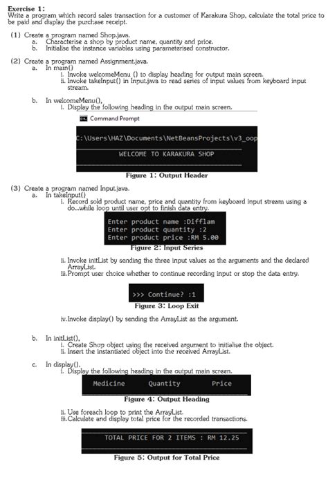 Solved Exercise Write A Program Which Record Sales Chegg