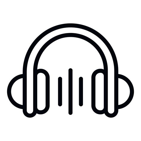 Bluetooth Headphones Icon Outline Style Vector Art At Vecteezy