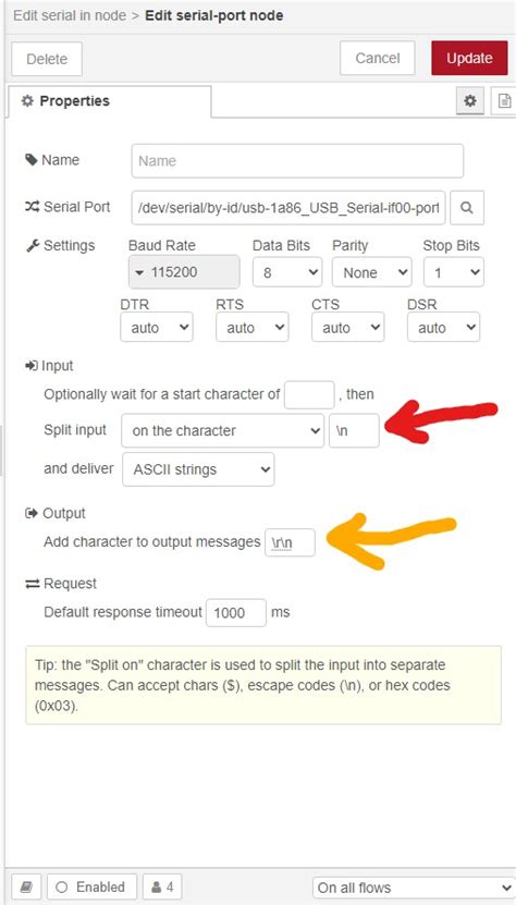 How To Send A Simple String To A Serial Node General Node Red Forum