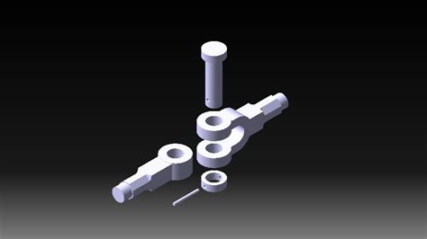 Knuckle Joint Assembly 3d Cad Model Library Grabcad