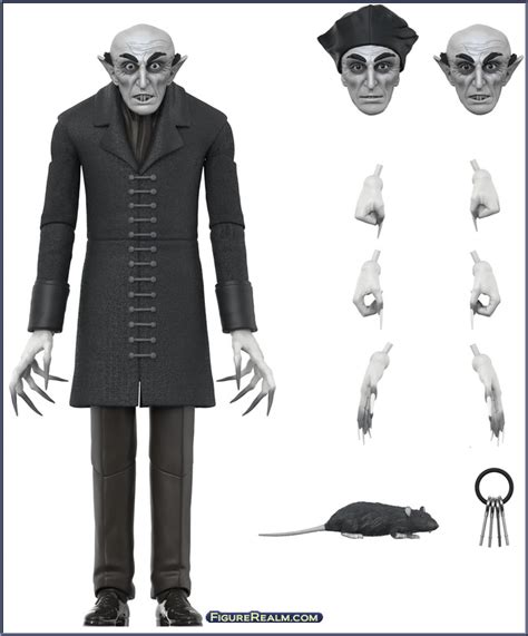 Count Orlok Nosferatu Black And White Universal Monsters Ultimates Super7 Action Figure