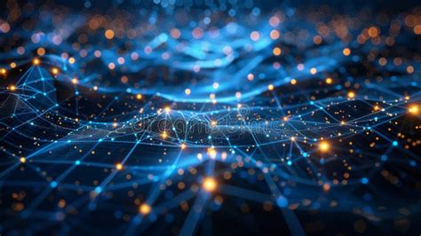 3d Rendering Of Abstract Technology Background Big Data Visualization