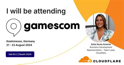 Looking Forward To Represent Cloudflare At The Biggest Gaming Event In The World 👾gamescom 👾 Let