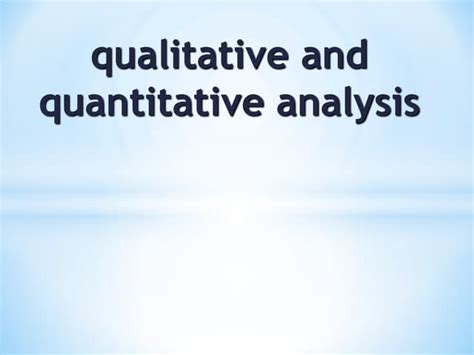 Hplcquantitaivemethodsprezentacjapdf