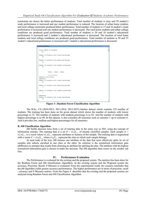 Empirical Study On Classification Algorithm For Evaluation Of Students