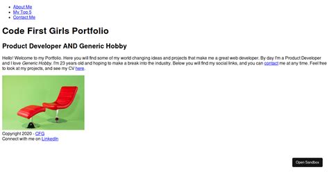 Week 2 Template Codesandbox