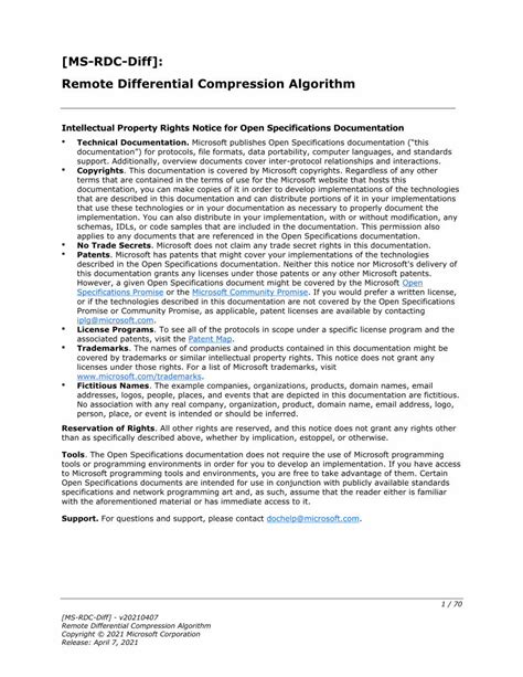 pdf [ms rdc diff] remote differential compression algorithm