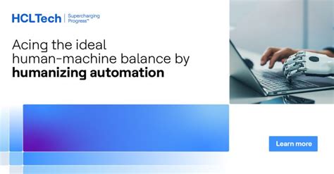 Hcltech Digital Process Operations On Linkedin Humanizing Automation Acing The Ideal Human