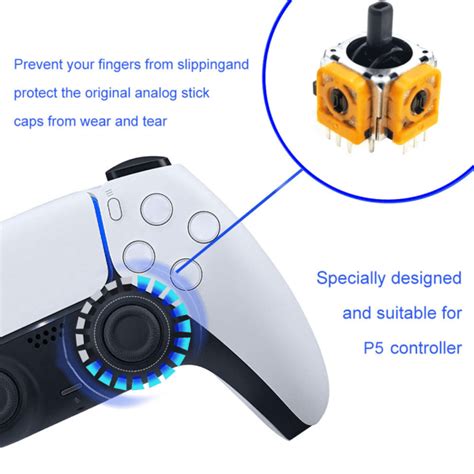 5 st 3d analog sensor modul replacement controller 2 3k joystick axis analog thumb stick
