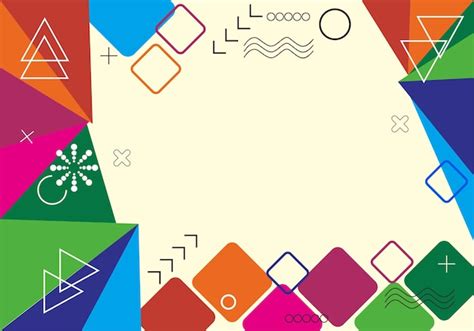 Premium Vector Colorful Abstract Background Flat Design