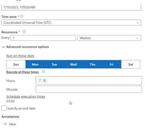 how to create a daily schedule with azure data factory stack overflow
