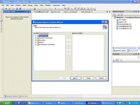 How To Run Crystal Report Using Crystal Report Viewer In Vsnet