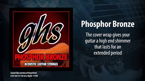 GHS Strings - Phosphor Bronze Acoustic Strings - YouTube