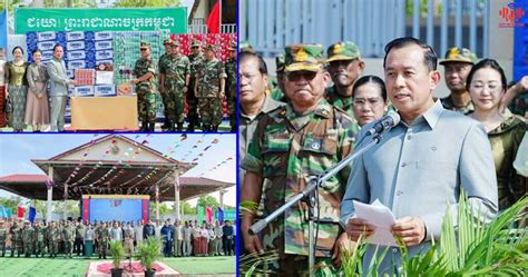 ឯកឧត្តមរដ្ឋមន្ត្រី ហួត ហាក់ អញ្ជើញសំណេះសំណាល សាកសួរសុខទុក្ខ និងជូនពរដល់នាយទាហាន នាយទាហានរង