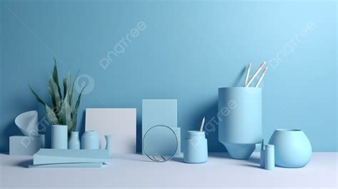 3d 블루 데스크탑 모형 디자인에 등장하는 빈 공간 사진 및 무료 다운로드를위한 그림 Pngtree