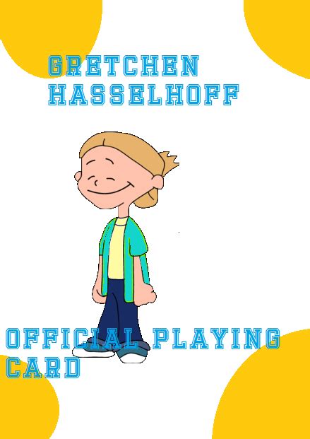 Gretchen Hasselhoff The Backyard Show Backyard Sports Fanon Wikia