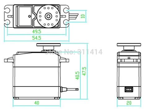 Ds3120 Servo Motor 0 270องศา เฟืองโลหะทั้งหมด ขาย Arduino อุปกรณ์ Arduino คุณภาพดี ราคาถูก ส่ง
