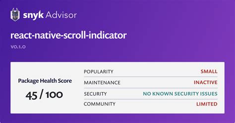 React Native Scroll Indicator Npm Package Snyk