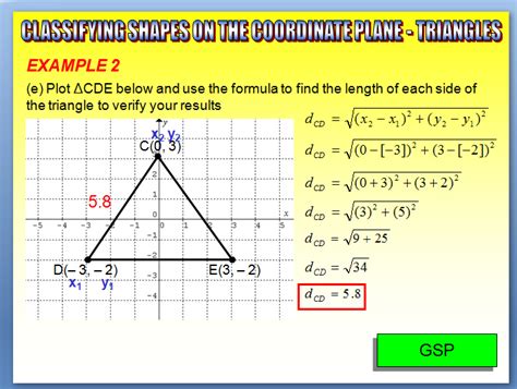 Chapter 2 8 Part 1 Classifying Shapes On The Coordinate Plane Triangles